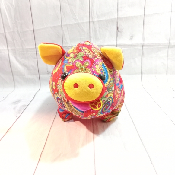 Toys | Poluka Rainbow Pig Plush Toy Year Of The Pig Mascot Plush Toy 1 ...